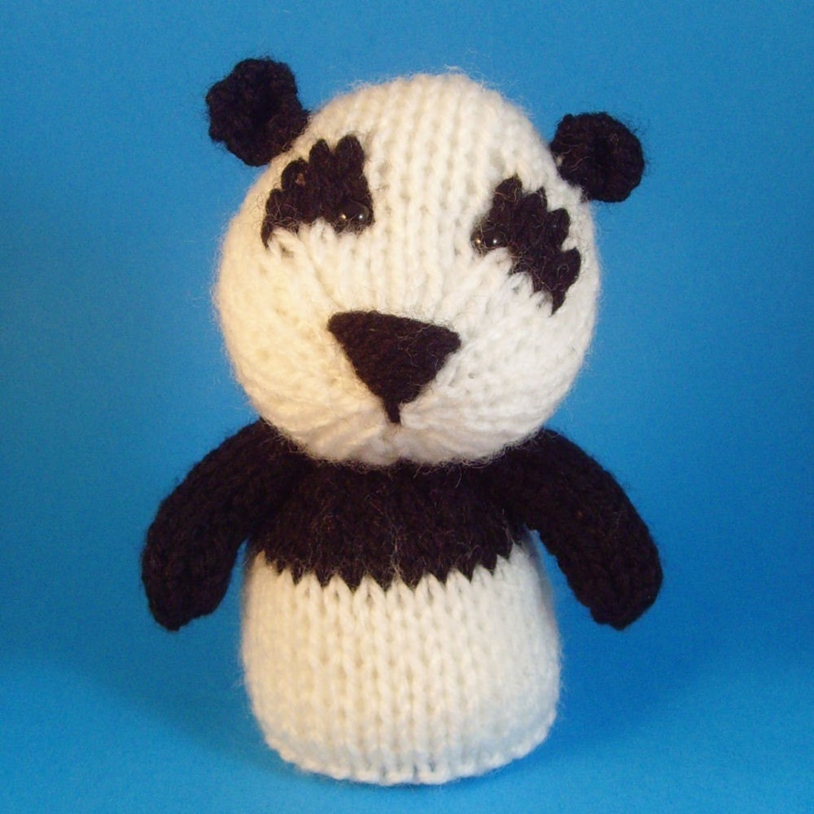 Panda Toy Knitting Pattern PDF | Etsy