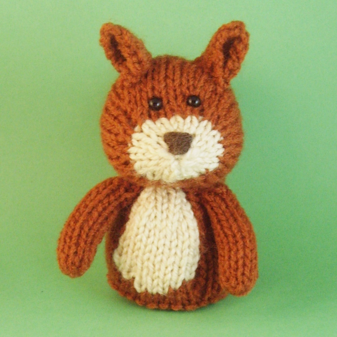 Squirrel Toy Knitting Pattern (PDF) - Etsy