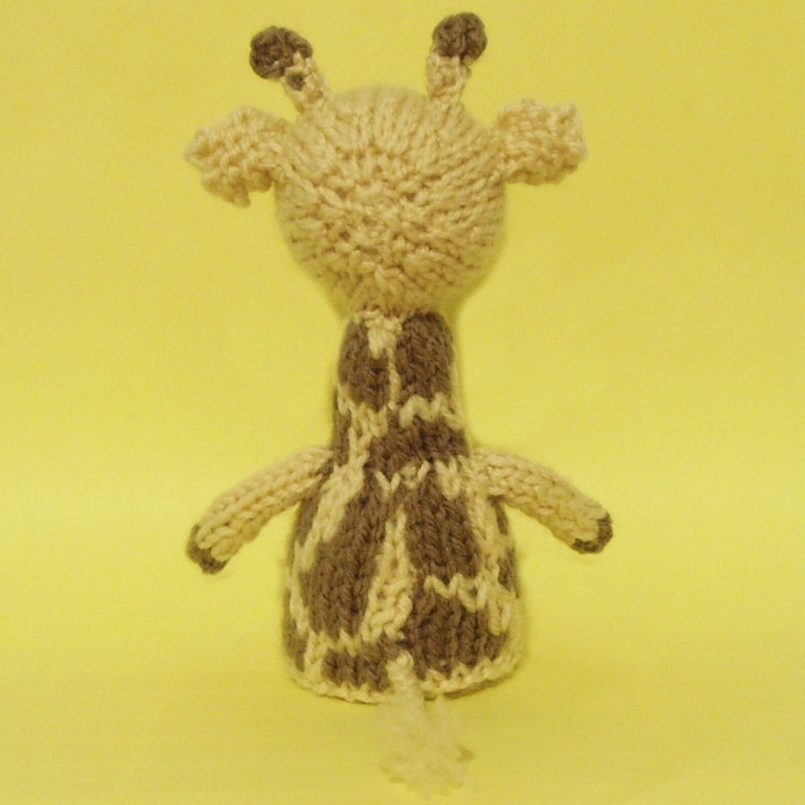 Giraffe Toy Knitting Pattern (PDF) Legs, Egg Cozy & Finger Puppet ...
