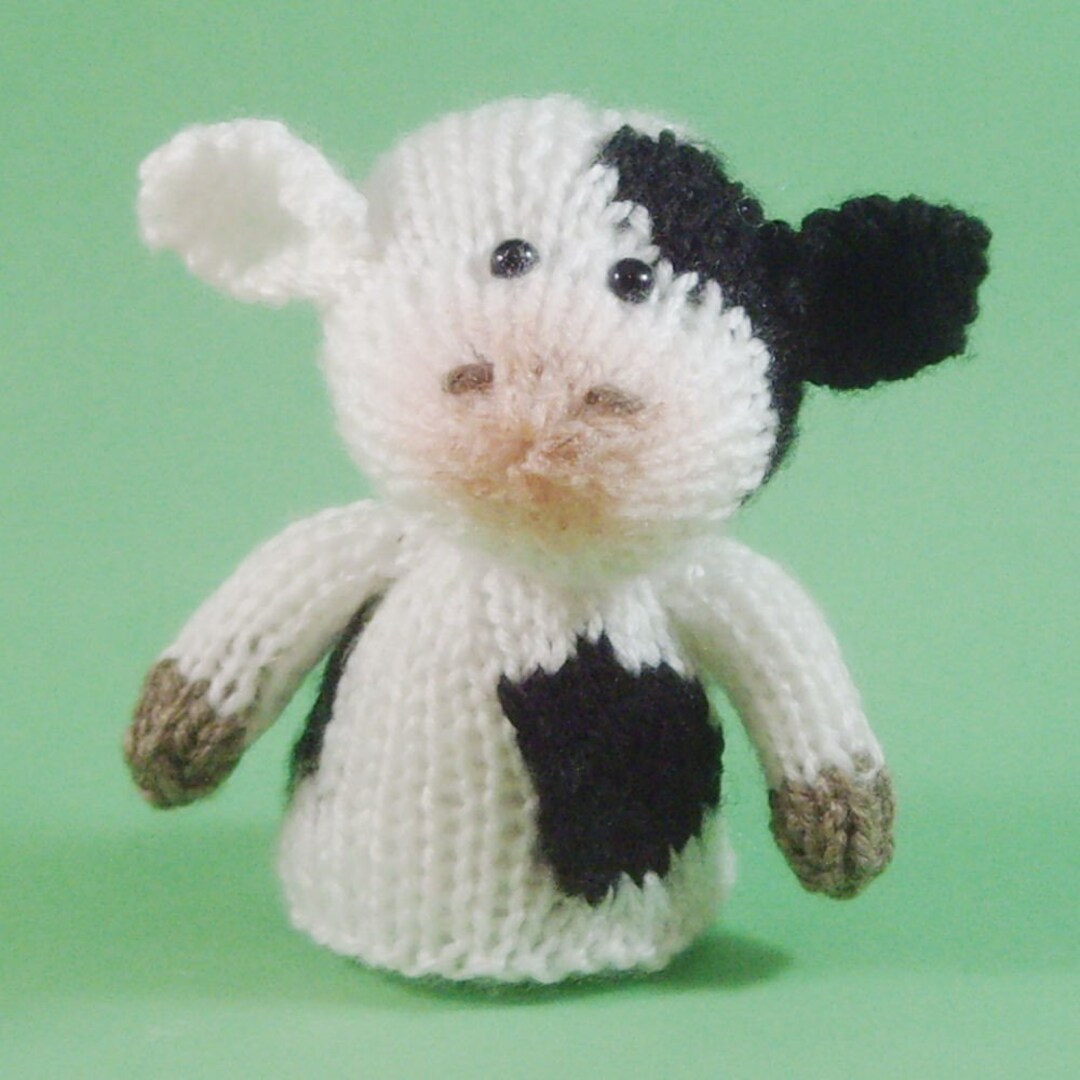 Cow Toy Knitting Pattern (PDF) - Etsy