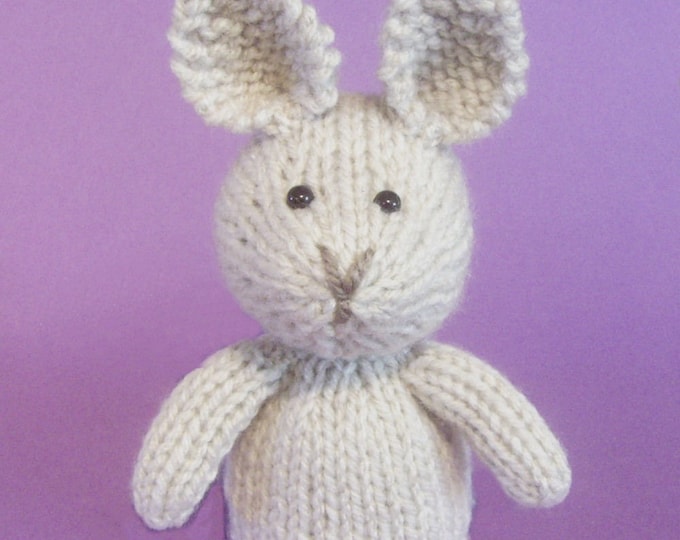 Rabbit Toy Knitting Pattern PDF - Etsy