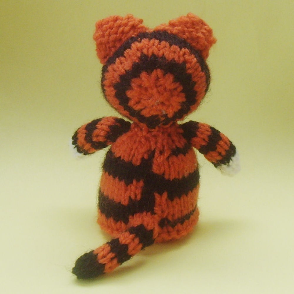 Tiger Toy Knitting Pattern PDF | Etsy