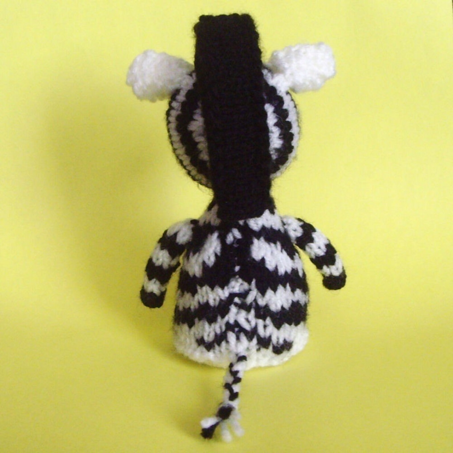 Zebra Toy Knitting Pattern PDF - Etsy