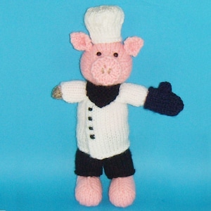 Chef Dress up - Knitting Pattern PDF - Etsy