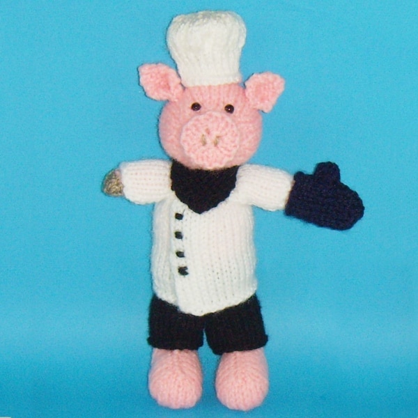 Knitted Chef Pattern - Etsy