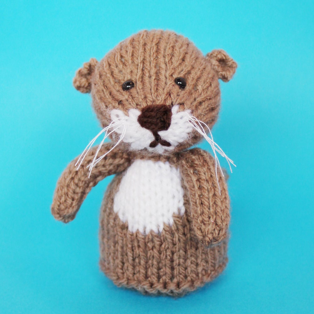 Otter Toy Knitting Pattern PDF - Etsy