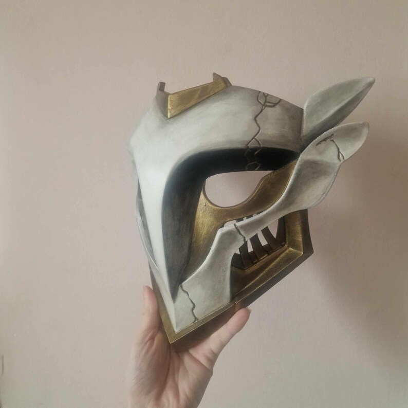 Firelight Ekko Inspired Cosplay Mask - Etsy