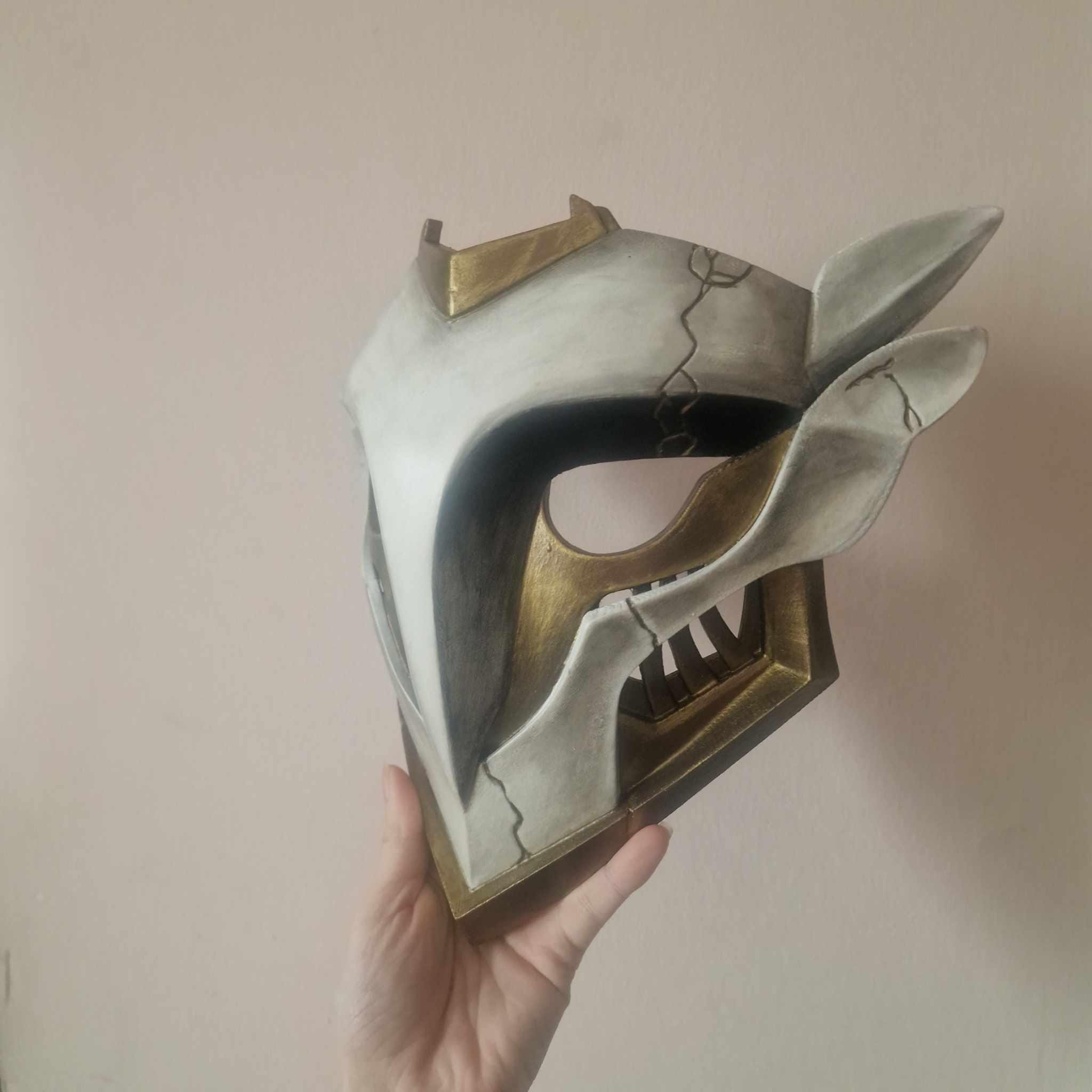 Firelight Ekko Inspired Cosplay Mask - Etsy