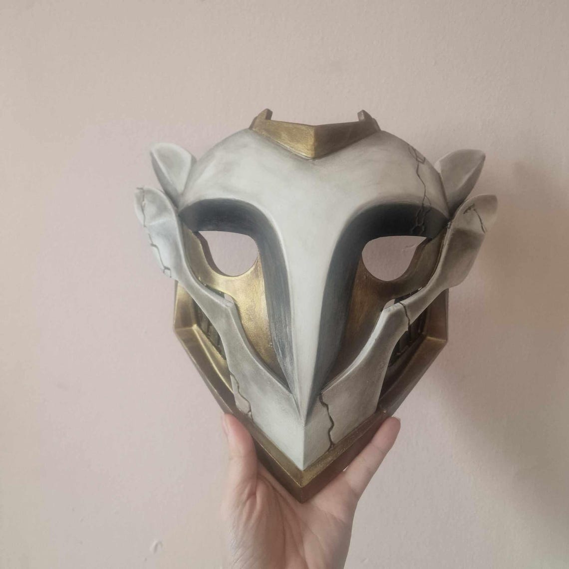 Firelight Ekko Inspired Cosplay Mask - Etsy
