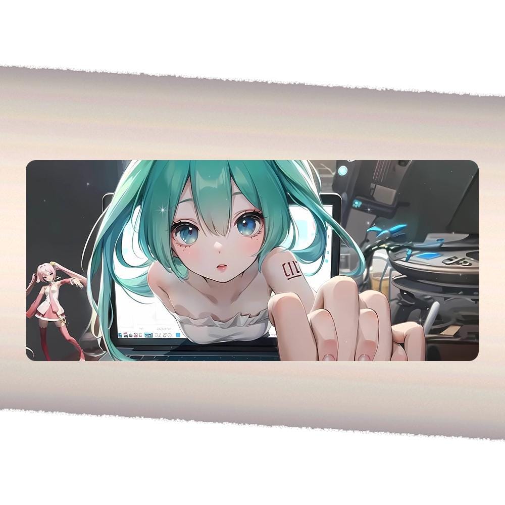 Hatsune Miku Manga Mousepad & Playmat | Card Playmat-mtg | Blb Gaming ...