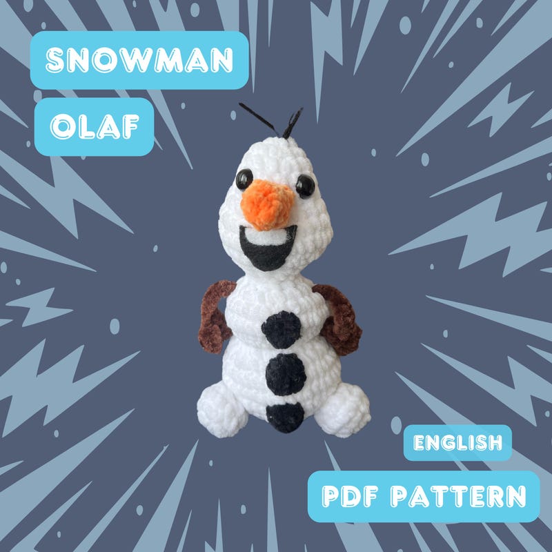 Crochet Olaf - Etsy