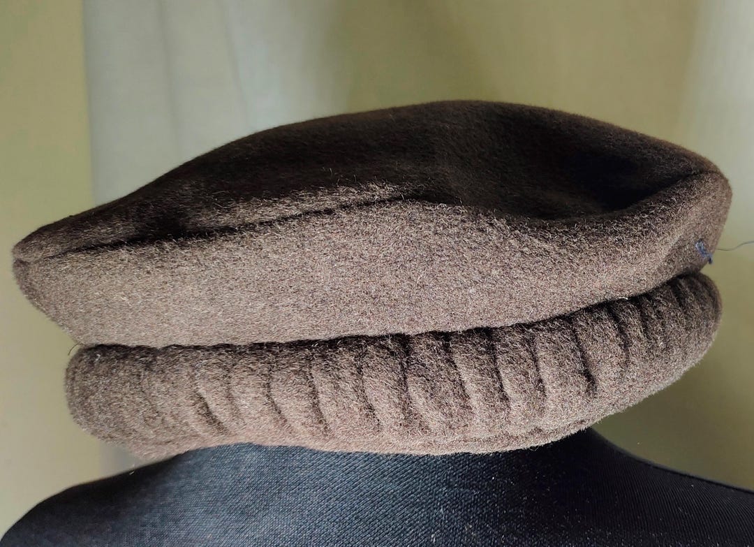 Pakol Cap Handmade Afghani Hat Wool Kausia Hat Chitrali Topi Wool ...