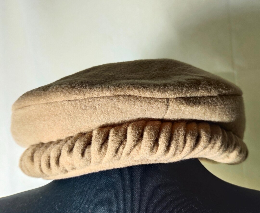 Pakol Cap Handmade Afghani Hat Wool Kausia Hat Chitrali Topi Wool ...