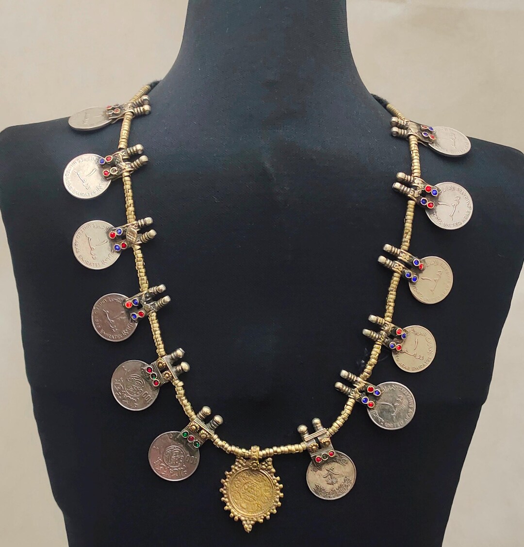 Golden Mala With Coins Vintage Antique Beautiful Style Banjara Huge ...