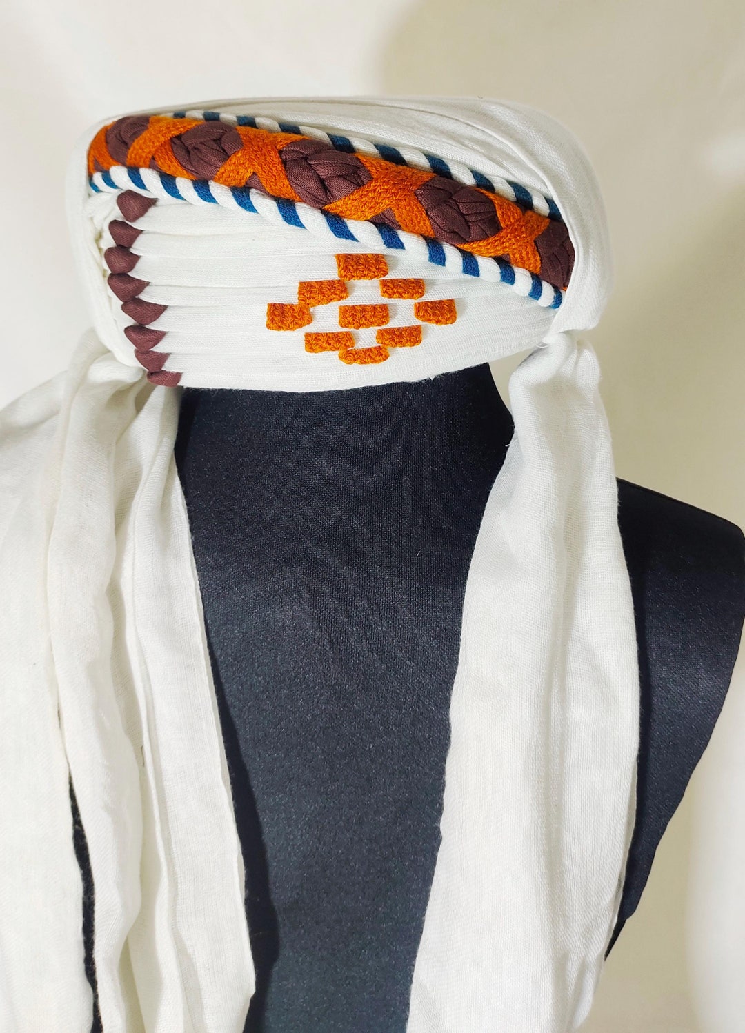 Ready Made Cotton Turban: Balochi Pashtun Imama Pagri - Etsy