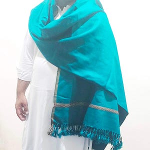 Turquoise Patu Patoo Dhussa Shawl Beautiful Tribal Shawl Winter Dhusa ...