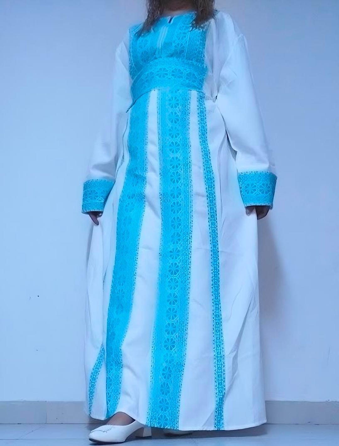 Arab Palestinian Thobe for Women Traditional Abaya Dress Thob Dress ...