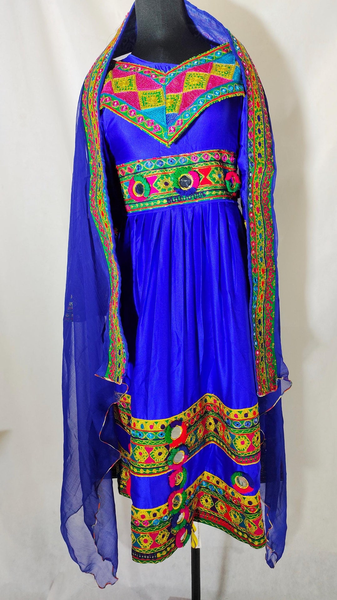 Handmade Traditional Afghan Women Dress Clothes Afghani Kochi Dress ...