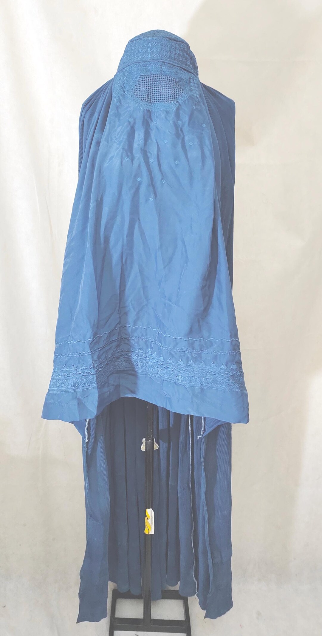 Light Blue Afghan Abaya Veils Muslim Scarf Women Burqa Abaya Islamic ...