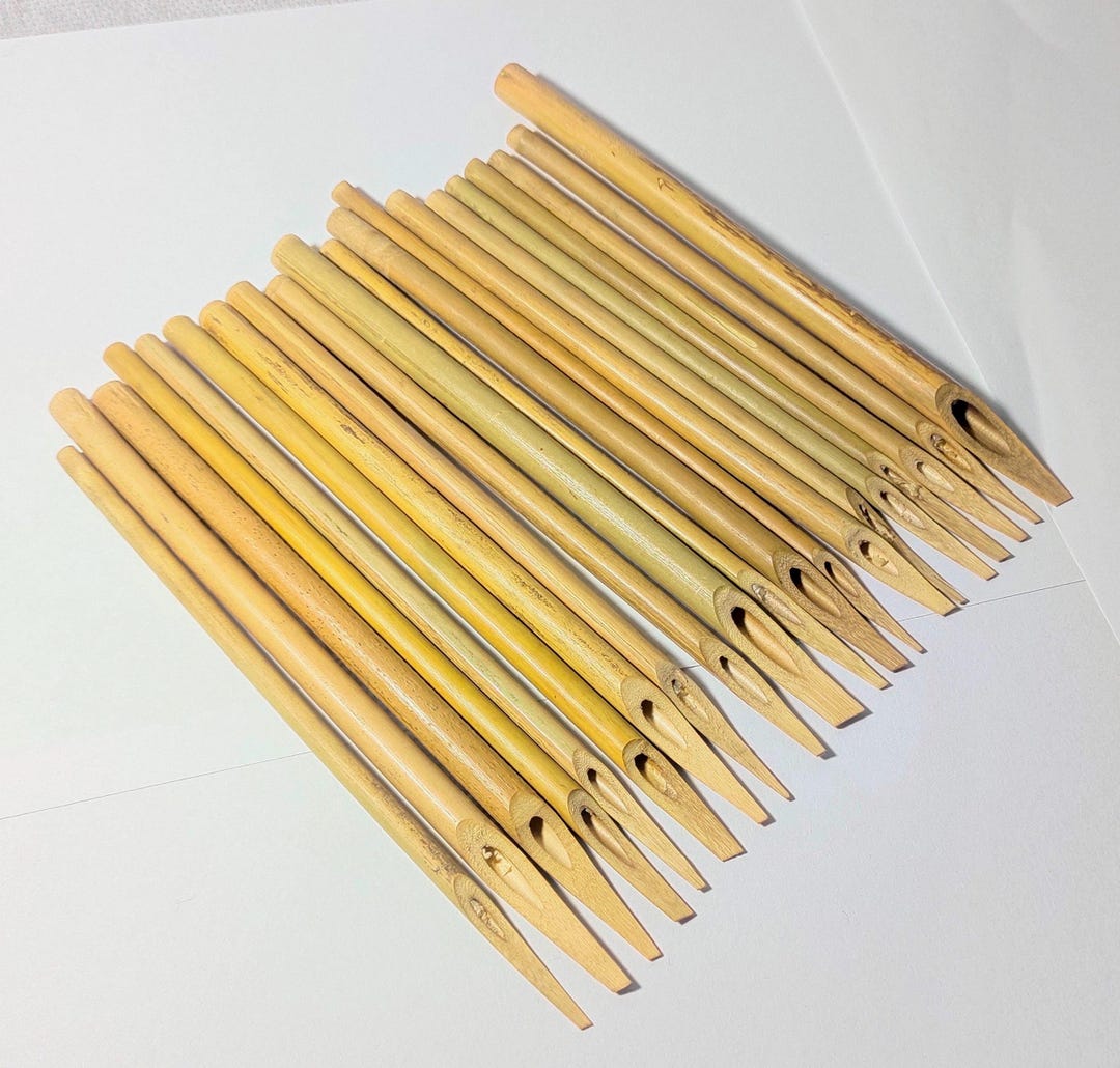50 Pcs Mix Size Bamboo Reed Calligraphy Pen Set Handmade Calligraphy ...