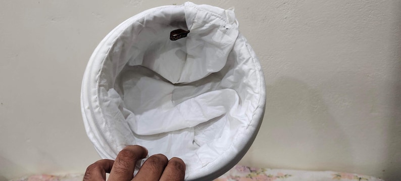 White Cotton Sufi Turban - Ready Made Imama Pagri (15 Feet) - Etsy Israel