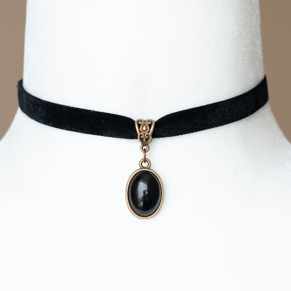 Velvet Choker - Etsy