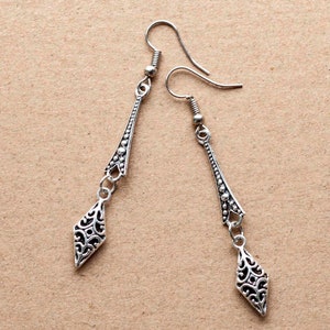 Long Viking Earrings-medieval Earrings for Women-nordic Jewelry - Etsy