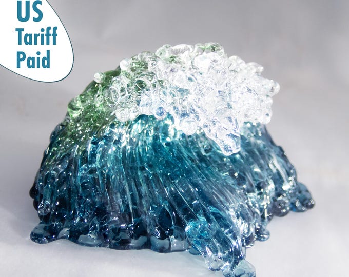 Ocean Ornament Wave Model - Abstract Water Sculpture Modern Decor ...
