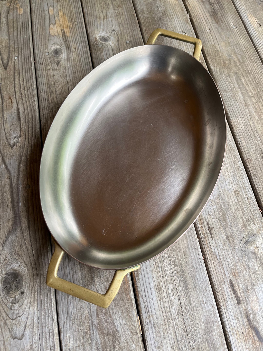 Vintage Paul Revere Ware Limited Edition Copper Fish, Augratin Oval ...