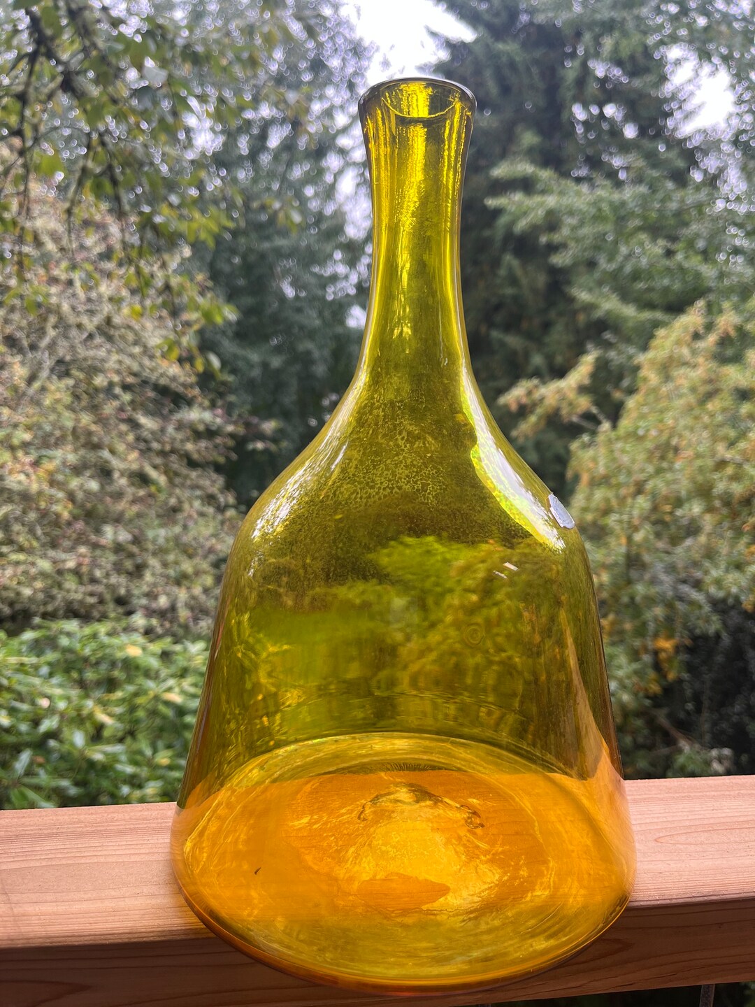 Vintage Blenko Decanter With Out Flame Stopper, Design by Wayne Husted ...