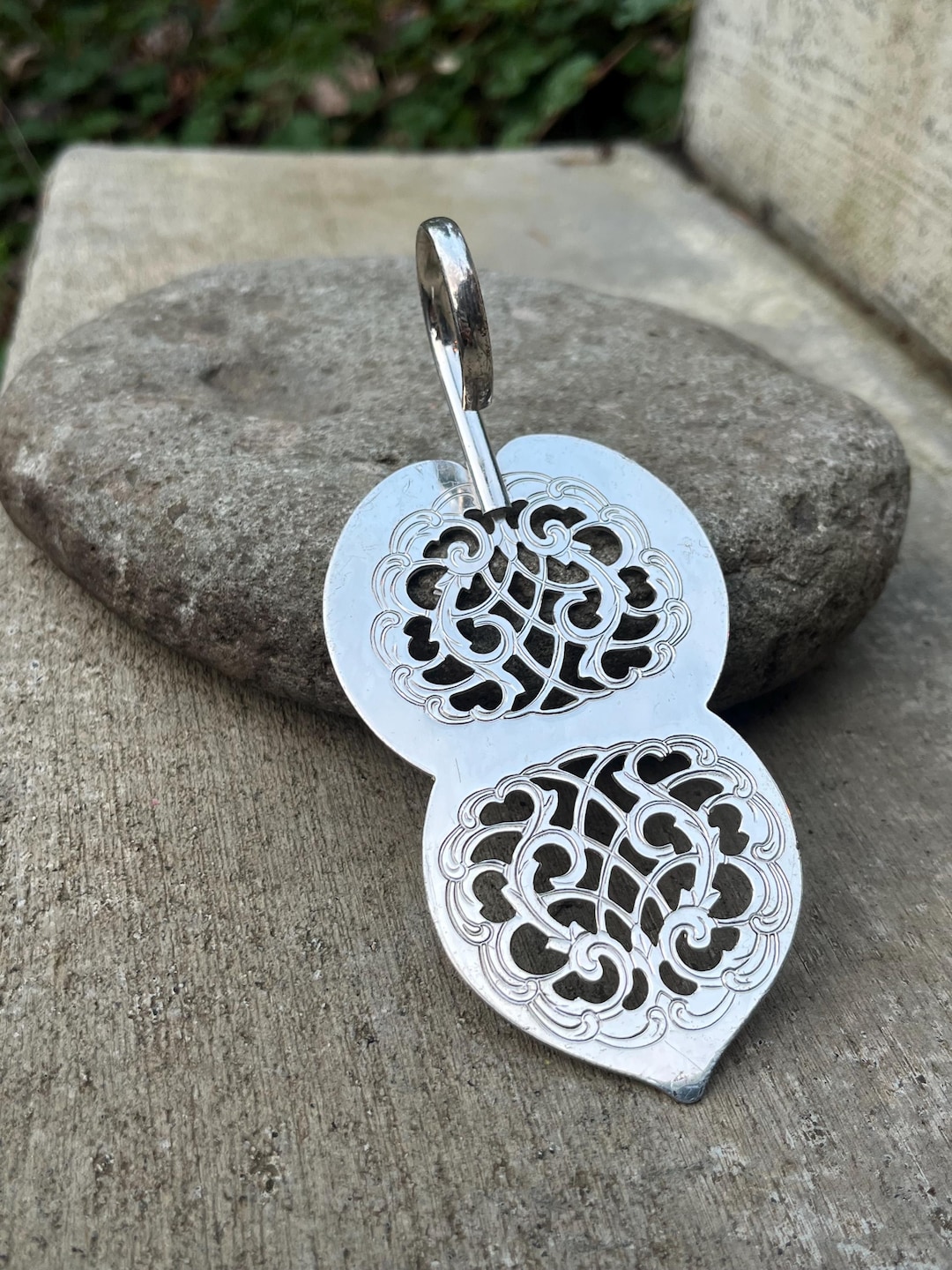 Vintage Antique Silver Plated Pie / Cake / Pasty Server West German ...
