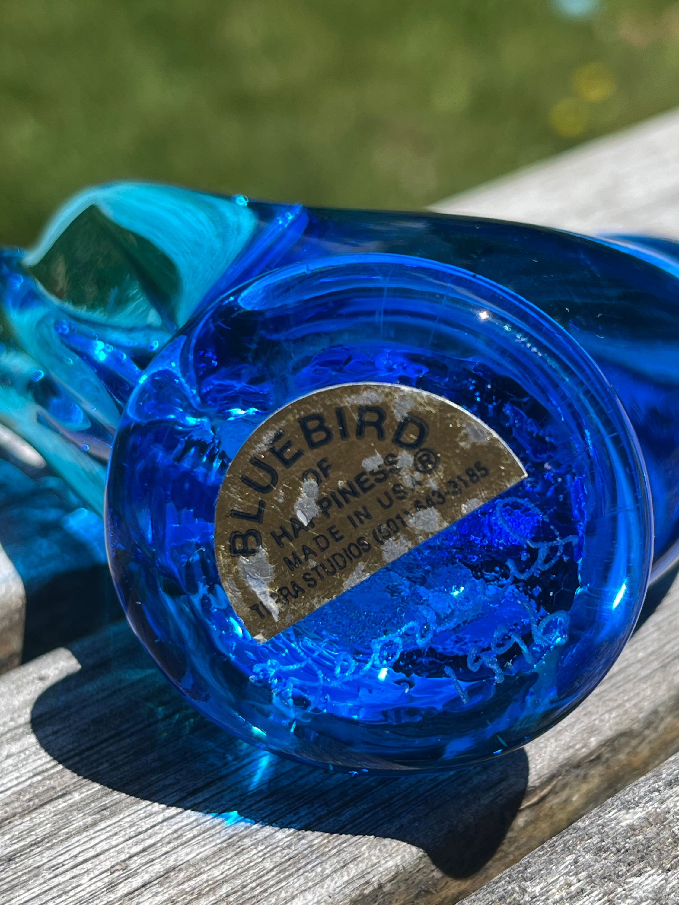 A Sweet Blue Bird of Happiness Signed by Leo Ward 1996 - Etsy