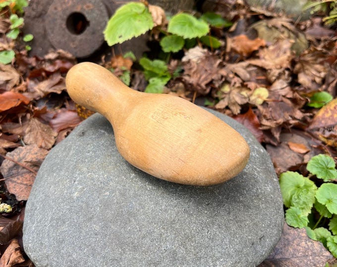 Beautiful Vintage Solid Wood Foot Form Darning EGG, Foot Shape, Sock ...