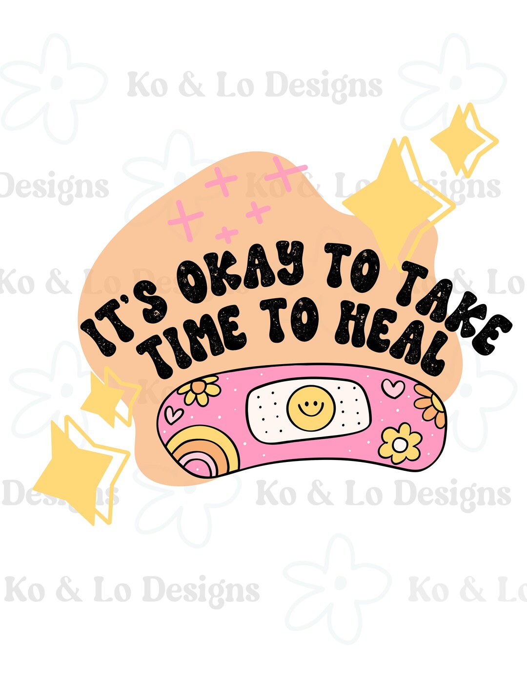 Its Okay to Take Time to Heal PNG, Inspirational Digital Design ...