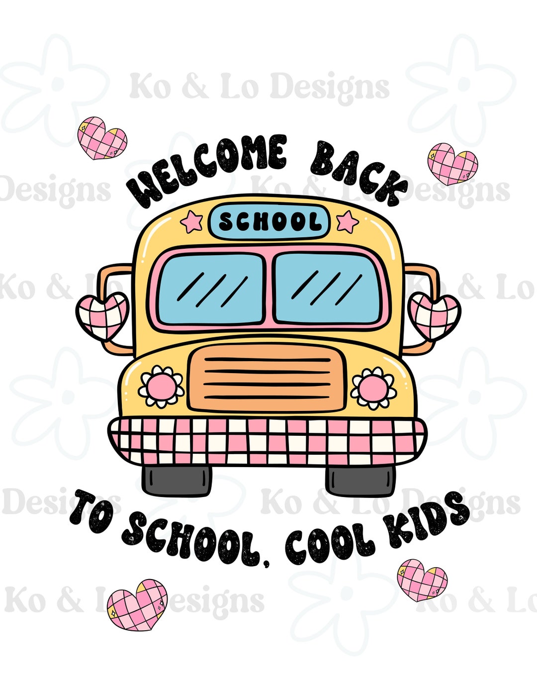 Welcome Back Bus Digital Design, Back to School PNG, Classroom PNG ...