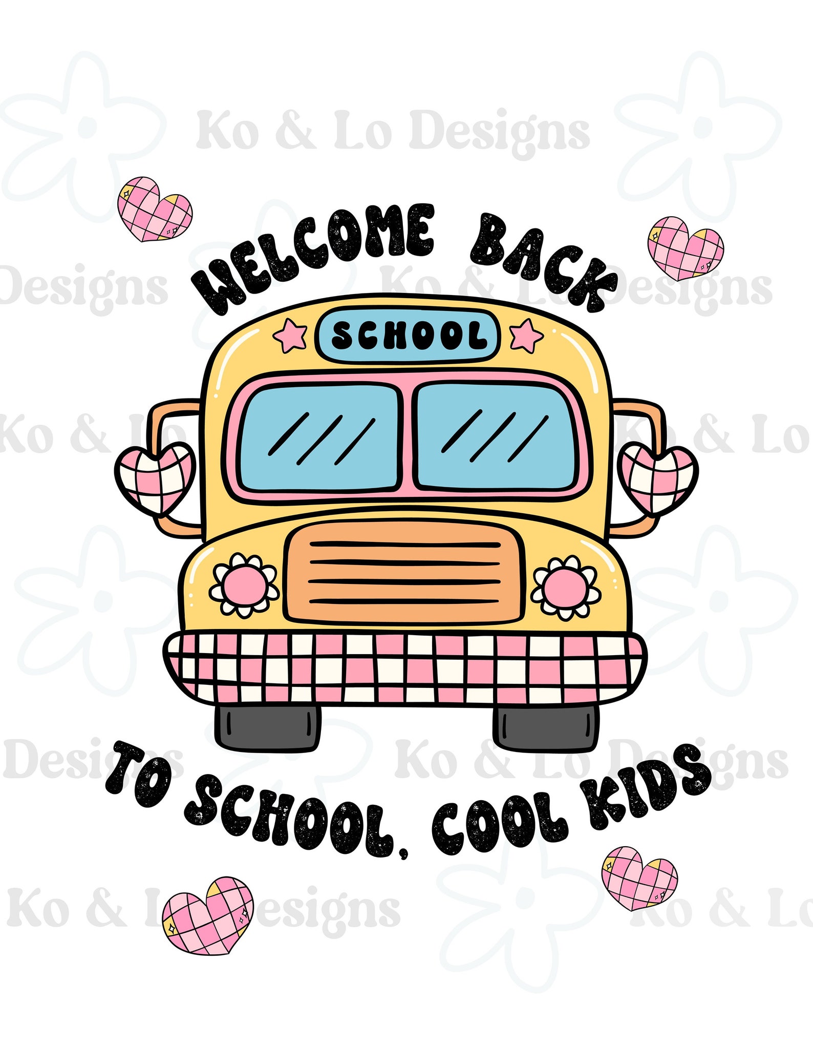 Welcome Back Bus Digital Design, Back to School PNG, Classroom PNG ...