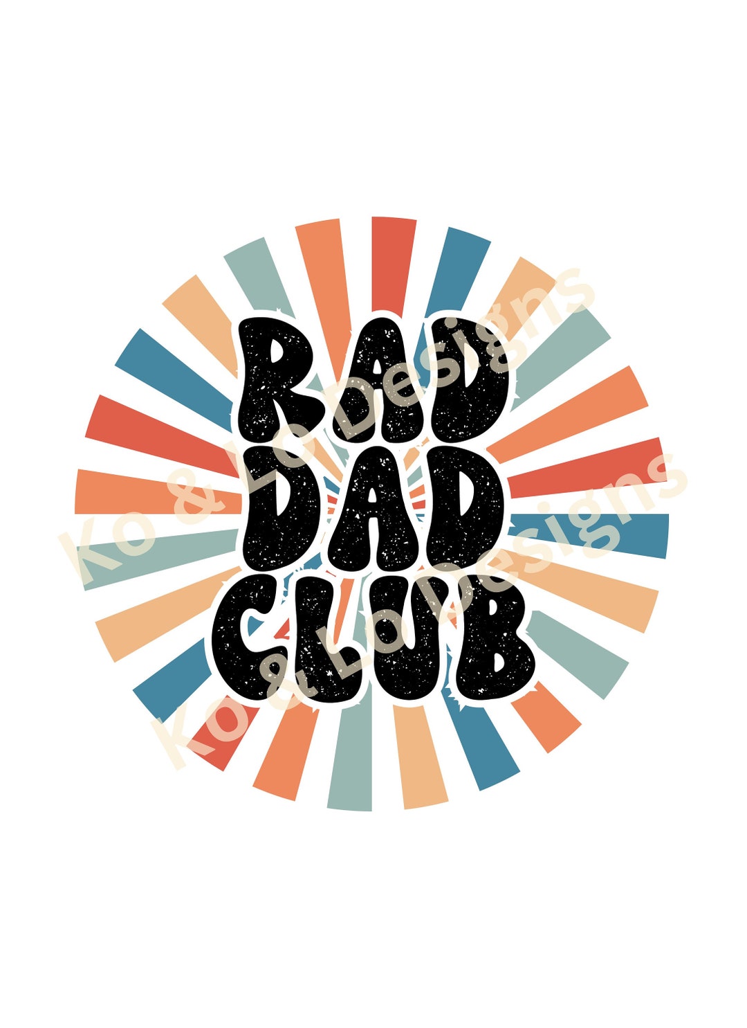 Rad Dad Png, Rad Dad Club PNG, Fathers Day Png, Dad PNG, Fathers Day ...