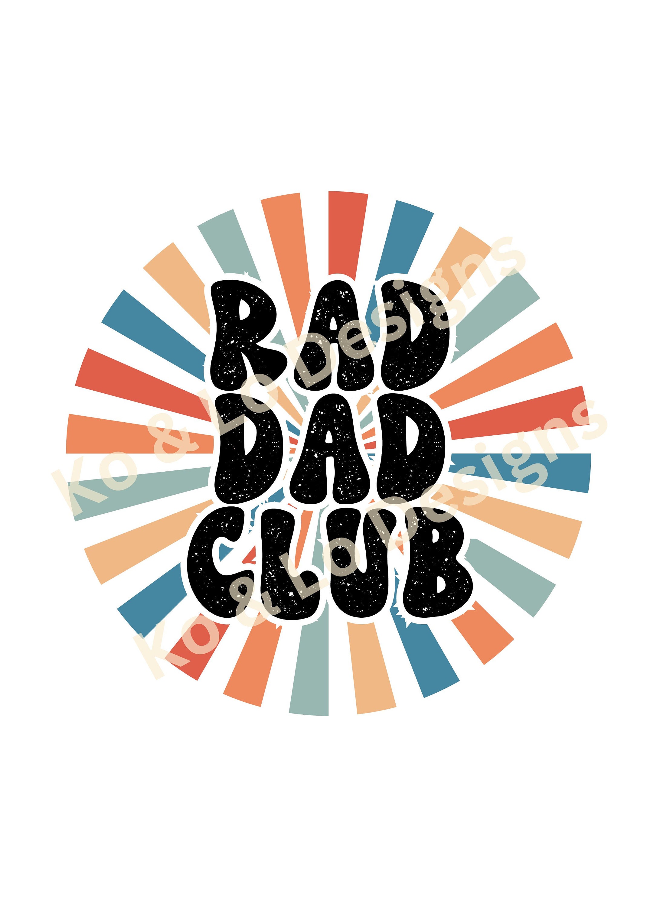 Rad Dad Png, Rad Dad Club PNG, Fathers Day Png, Dad PNG, Fathers Day ...