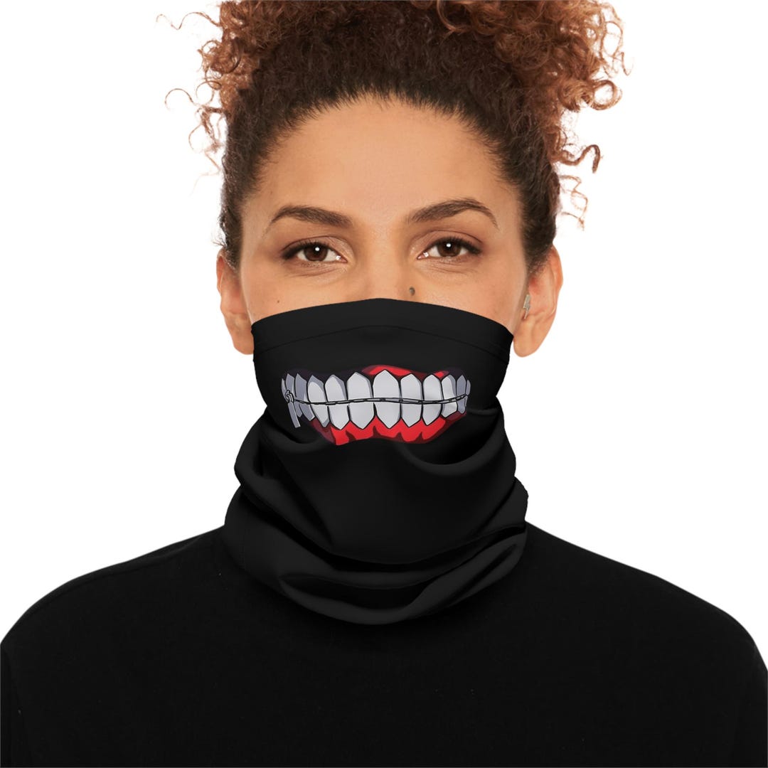 Anime Manga Inspired Kaneki Character Tokyo Ghoul Neck Gaiter Mask - Etsy