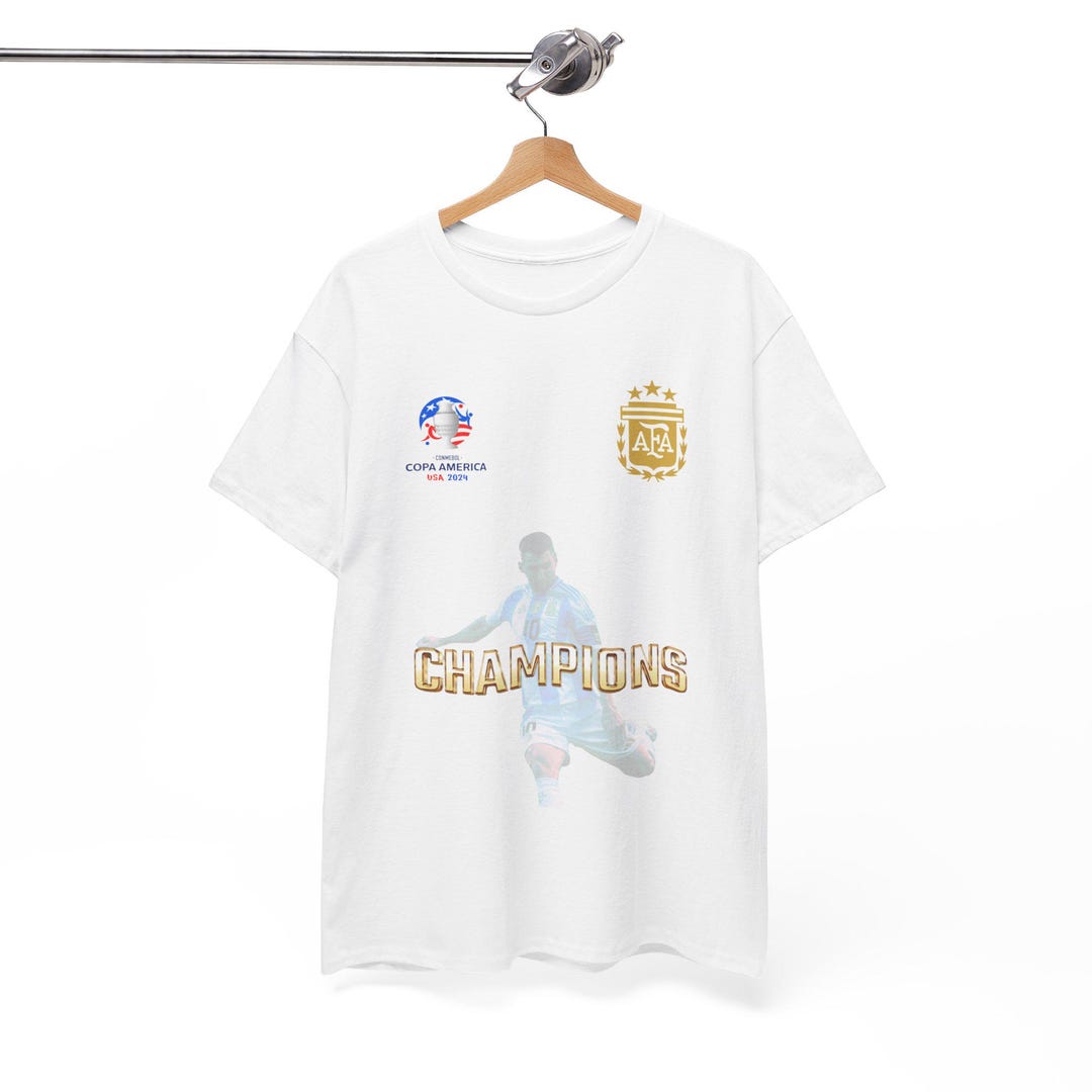 Argentina Player Captain Copa America 2024 Winners Champions Soccer ...