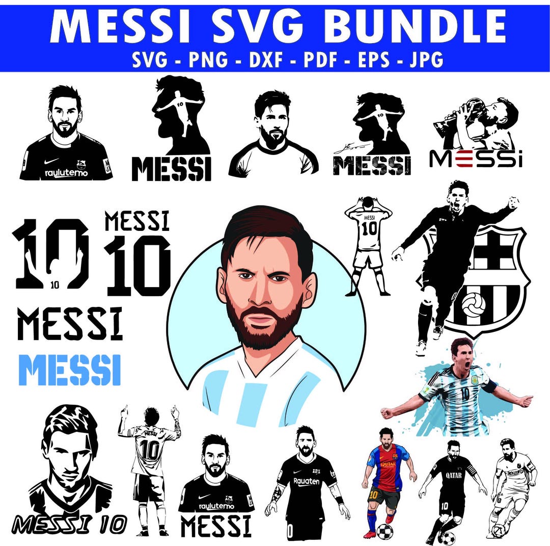 Messi Svg, Messi, Messi Png, Messi Poster, Football Player Svg,football ...