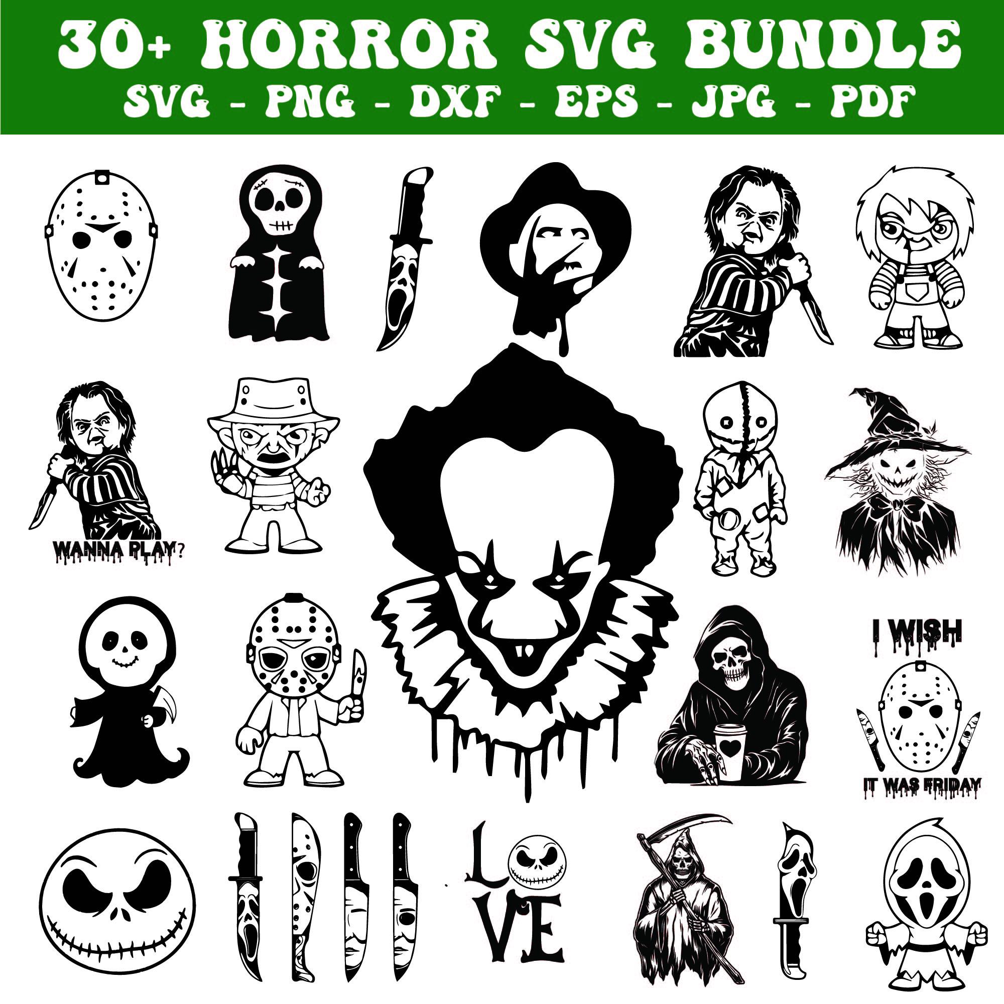 Horror SVG Bundle, Horror Characters SVG, Horror Movie Svg Bundle ...