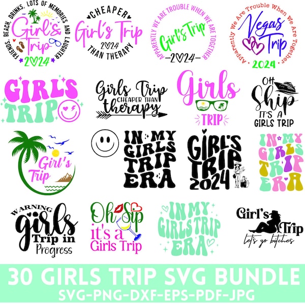 Girls Trip Svg - Etsy