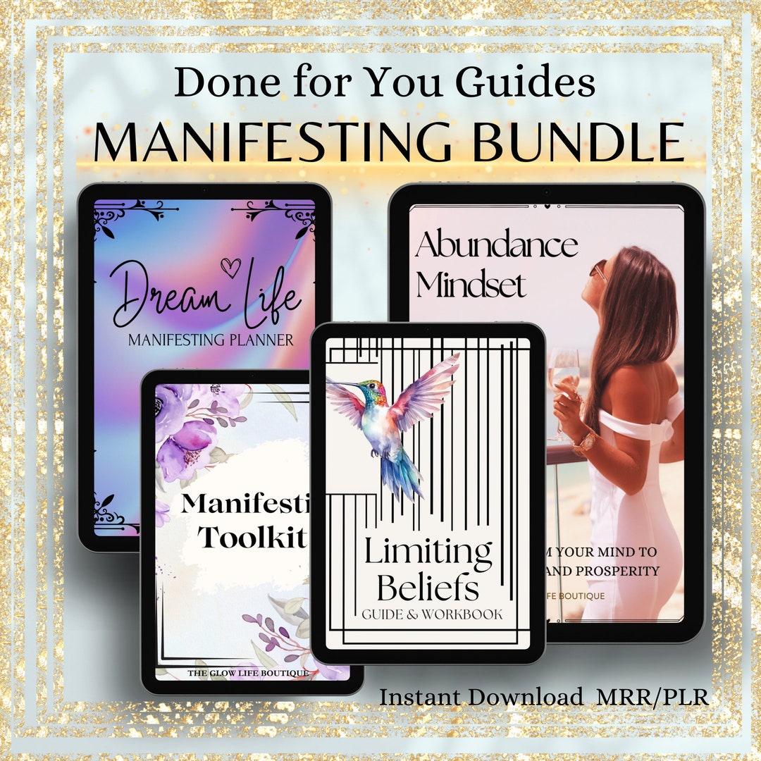 Manifesting Ebook Resell Bundle Deal PLR Manifestation Journal ...