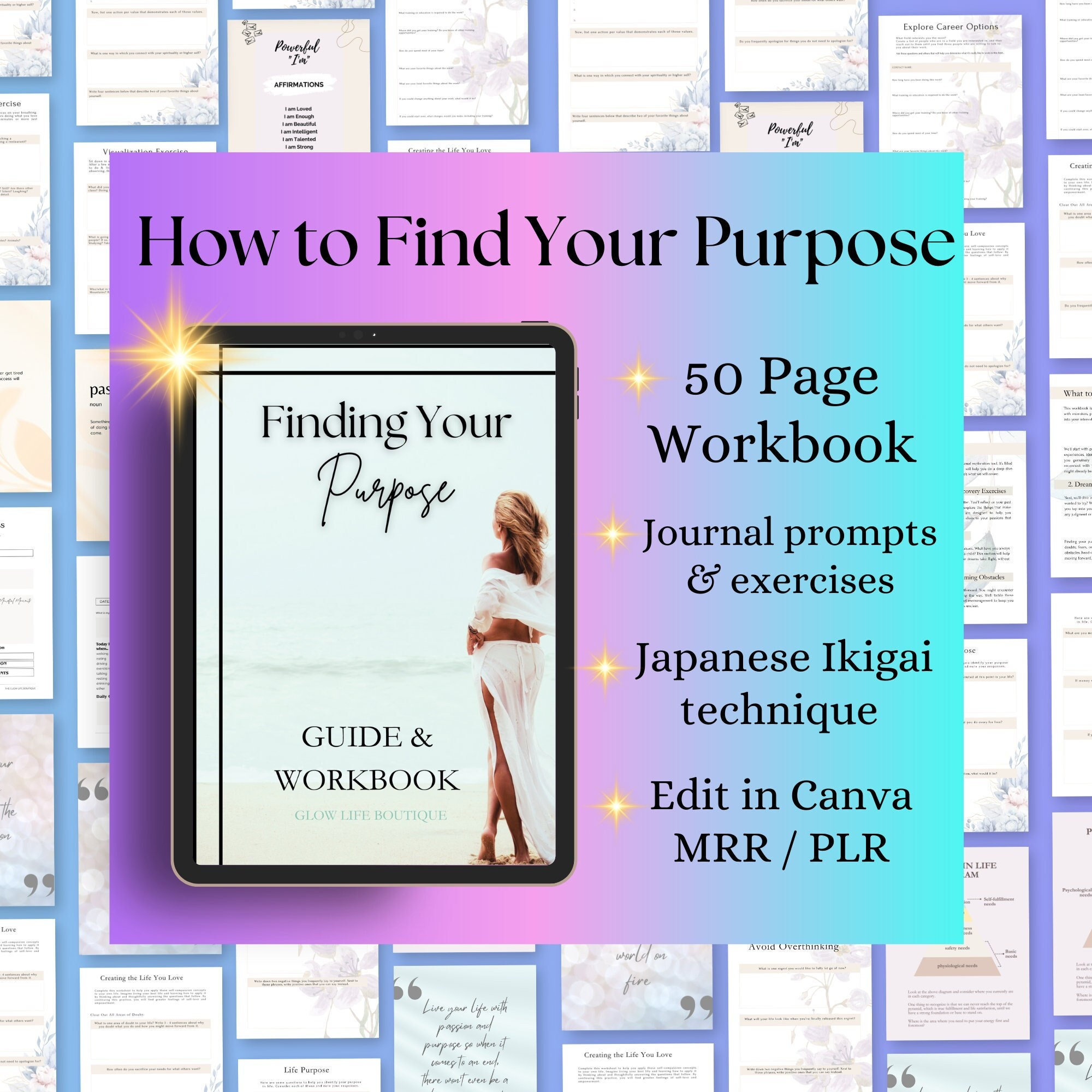 Find Your Purpose Planner Find Your Passion Creative Passion Self ...