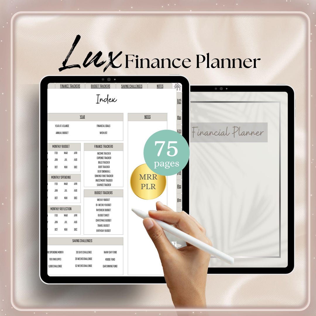 Budget Planner PDF Neutral Budget Planner Canva Template Editable ...