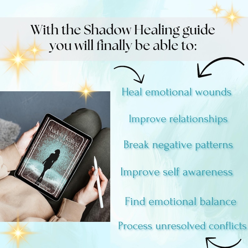 Shadow Work PDF Shadow Work Workbook, Anxiety Journal Healing Journal ...