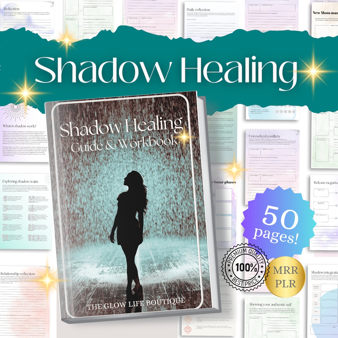 Shadow Work PDF Shadow Work Workbook, Anxiety Journal Healing Journal ...