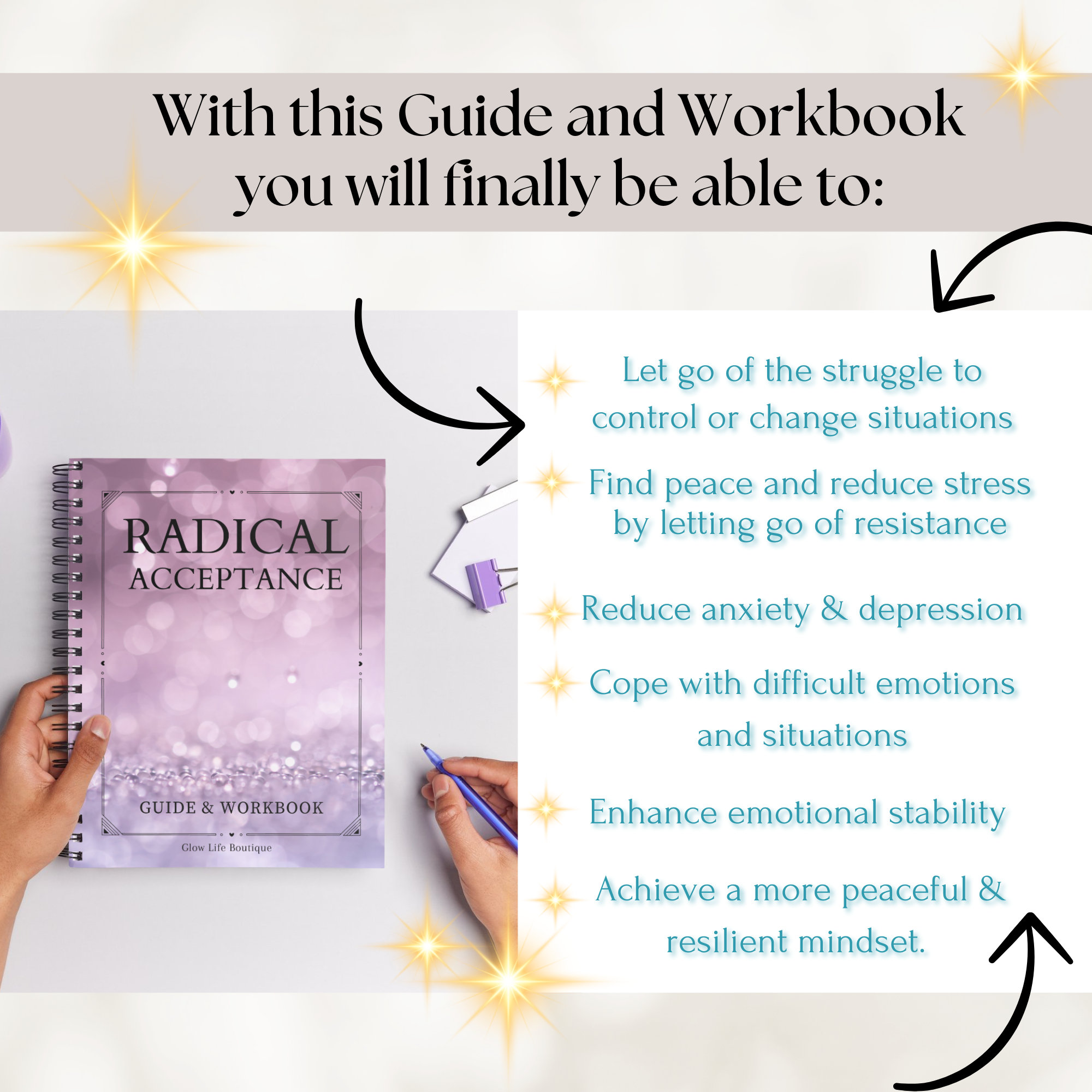 Radical Acceptance Letter Guide for Personal Development PLR Self ...