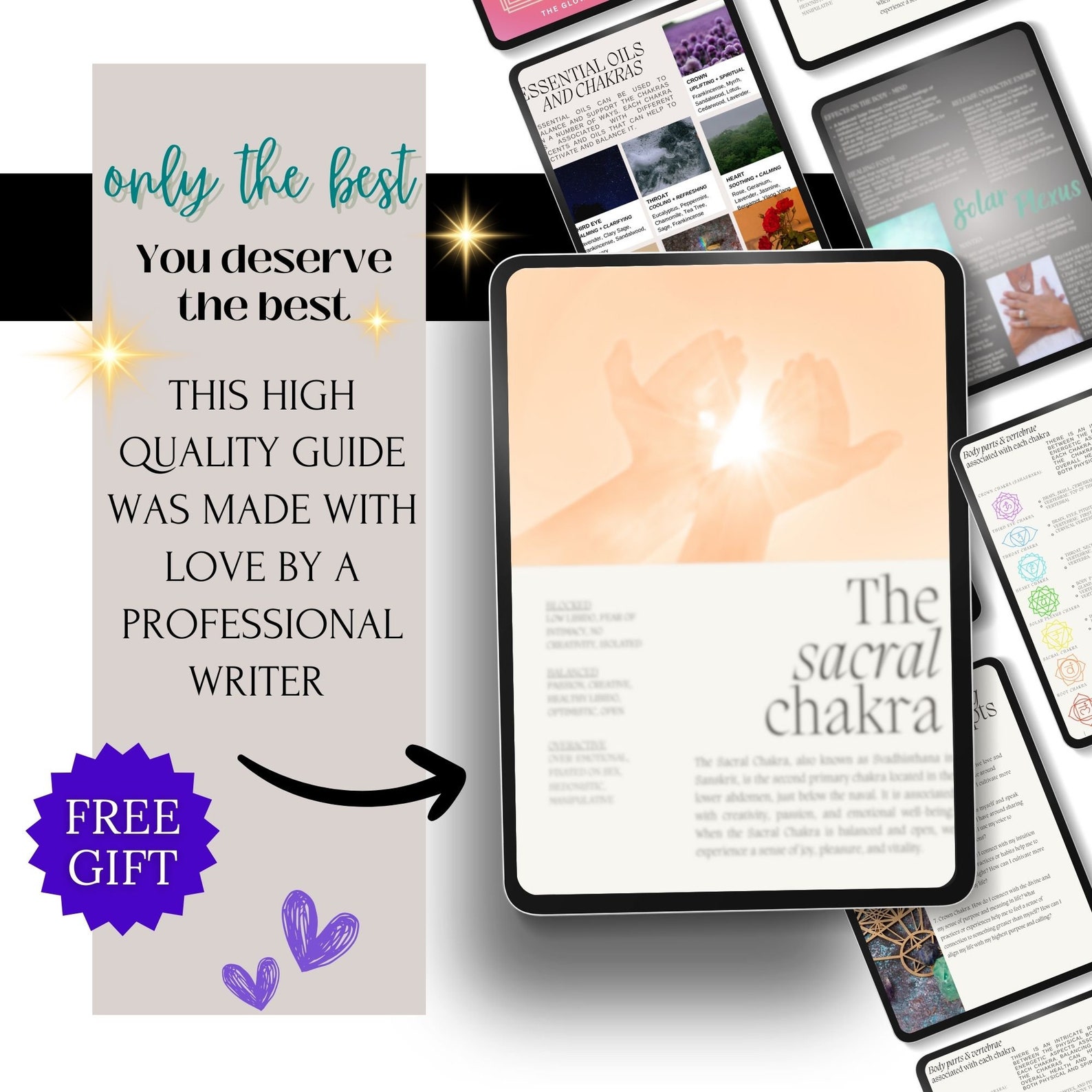 Chakra Healing Workbook Printable Spiritual Book Chakra Planner Third Eye Opening & Energy ...